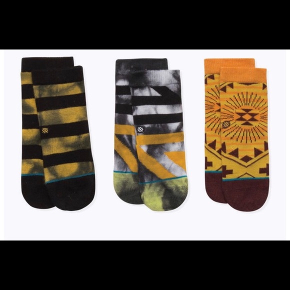 Stance | Accessories | Toddler Stance Orange Pop Crew Socks 24 Years 3 ...